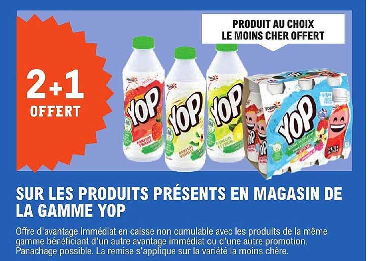 Promo La Gamme Yop chez E.Leclerc - iCatalogue.fr