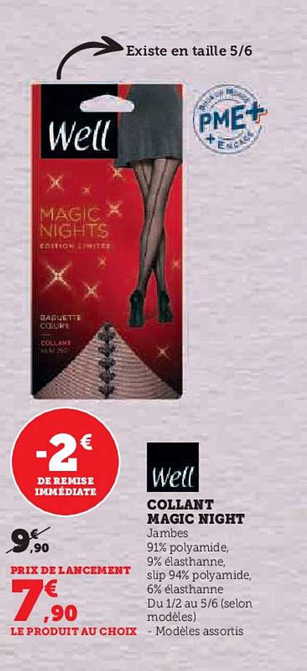 Promo Well Collant Magic Night chez Hyper U - iCatalogue.fr