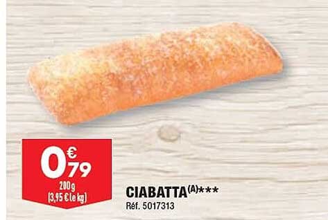 Promo Ciabatta chez Aldi - iCatalogue.fr