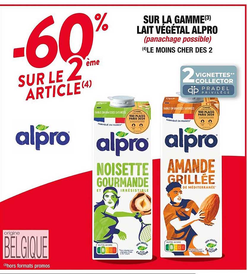 Promo La Gamme Lait Végétal Alpro chez Cora - iCatalogue.fr