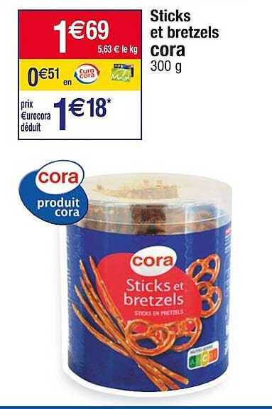 Promo Sticks Et Bretzels Cora chez Cora - iCatalogue.fr