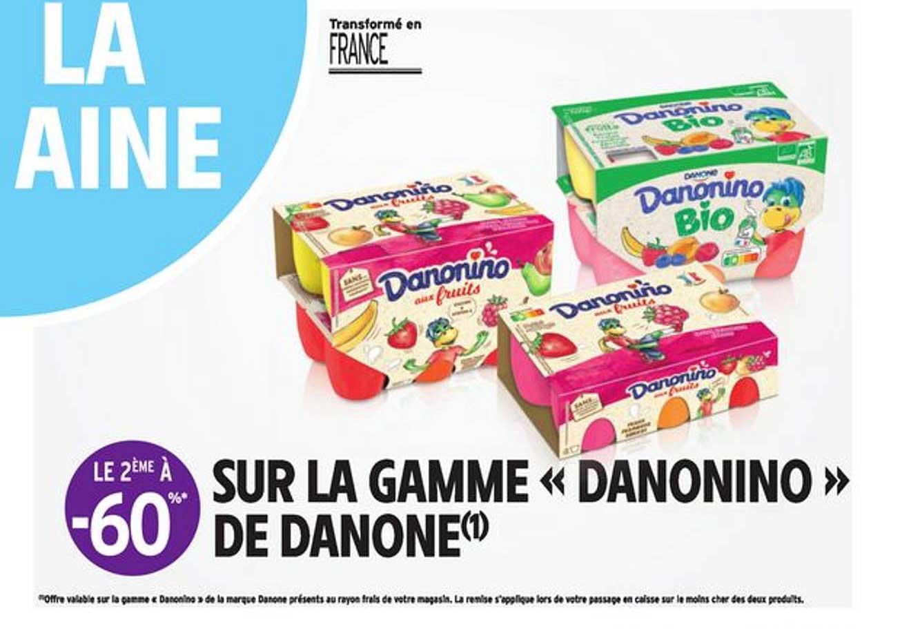Promo La Gamme «danonino» De Danone chez Intermarché Express ...