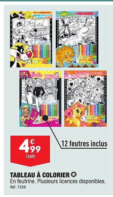 Promo Tableau à Colorier chez Aldi - iCatalogue.fr