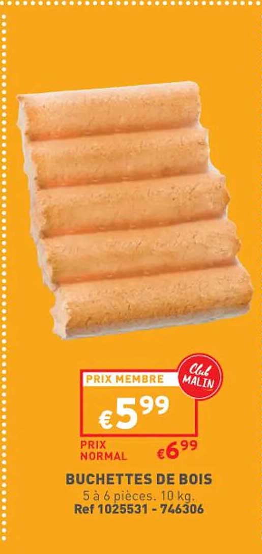 Promo Buchettes De Bois Chez Trafic Icataloguefr