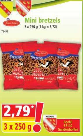 Promo Mini Bretzels Boehli chez Norma - iCatalogue.fr