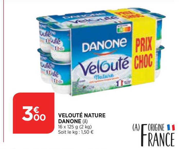 Promo Velouté Nature Danone chez Atac - iCatalogue.fr