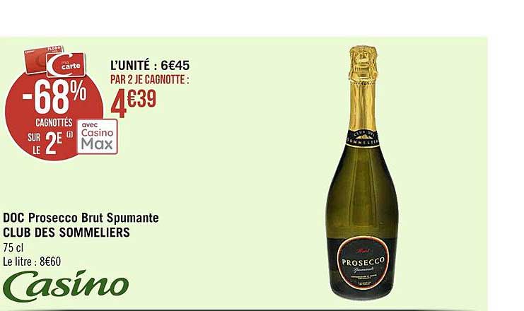 Offre Flaureo Prosecco Doc Spumante Brut Mille chez Lidl