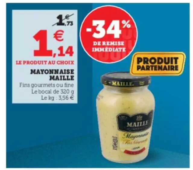 Promo Mayonnaise Maille chez Hyper U - iCatalogue.fr