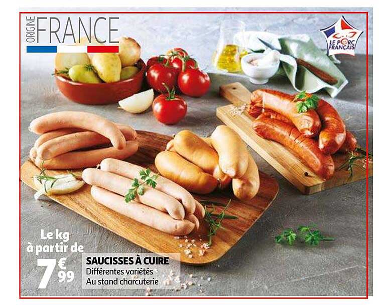 Promo Saucisses à Cuire chez Auchan - iCatalogue.fr