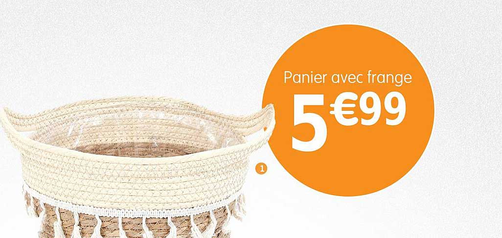 Promo Panier Avec Frange chez Babou - iCatalogue.fr