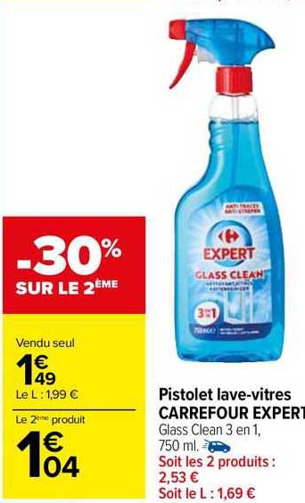 Promo Pistolet Lave-vitres Carrefour Expert chez Carrefour Market ...