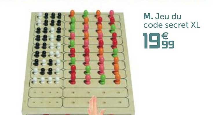 Promo Jeu Du Code Secret Xl chez GiFi - iCatalogue.fr