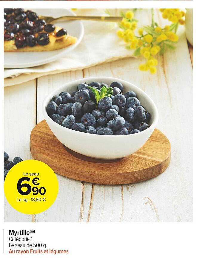 Promo Myrtille chez Carrefour Market - iCatalogue.fr