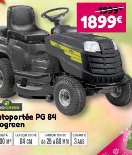 Tracteur Tondeuse Progreen Avis