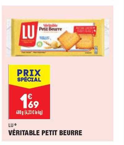 Promo Véritable Petit Beurre Lu chez Aldi - iCatalogue.fr