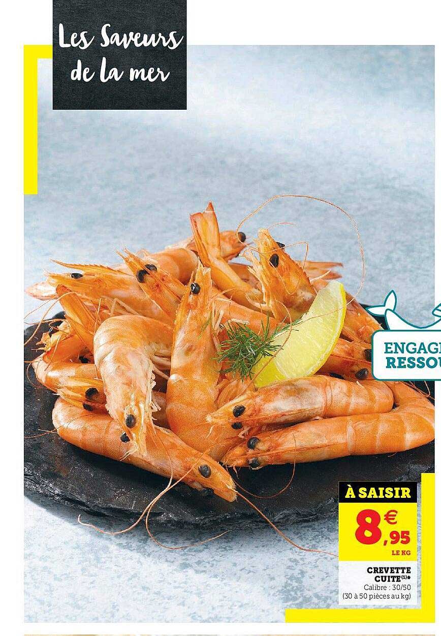 Promo Crevette Cuite chez Super U - iCatalogue.fr