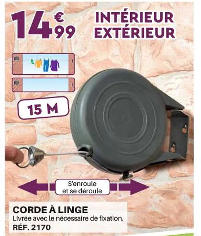 Promo Corde à Linge chez Shopix - iCatalogue.fr