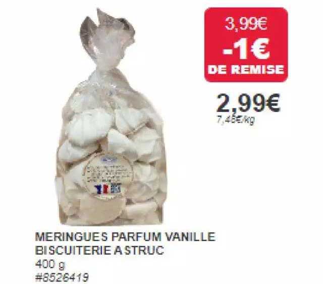 Promo Meringues Parfum Vanille Biscuiterie Astruc chez Costco ...