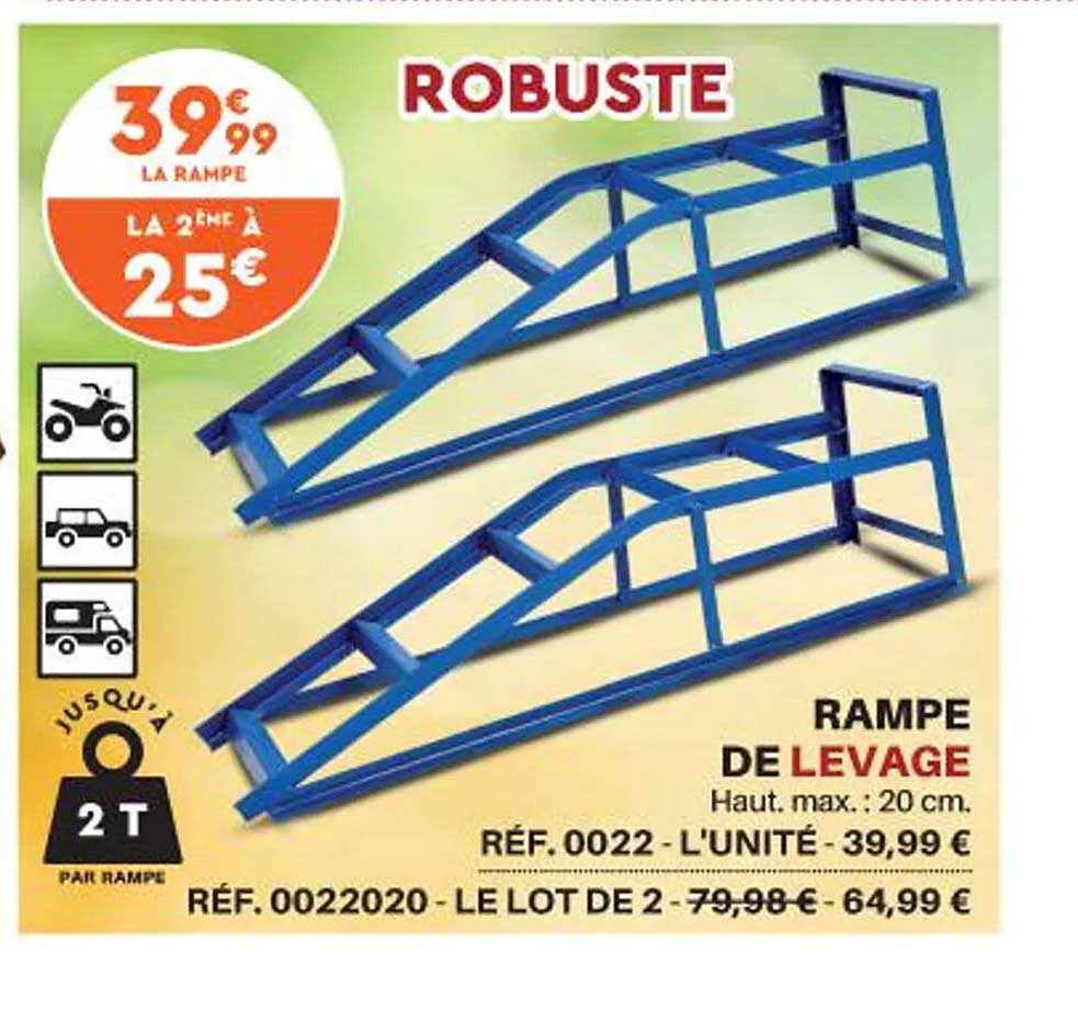 Promo Rampe De Levage chez Shopix - iCatalogue.fr