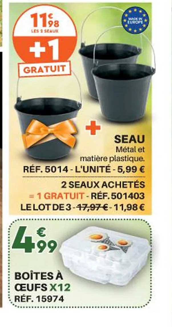 Offre Seau chez Shopix