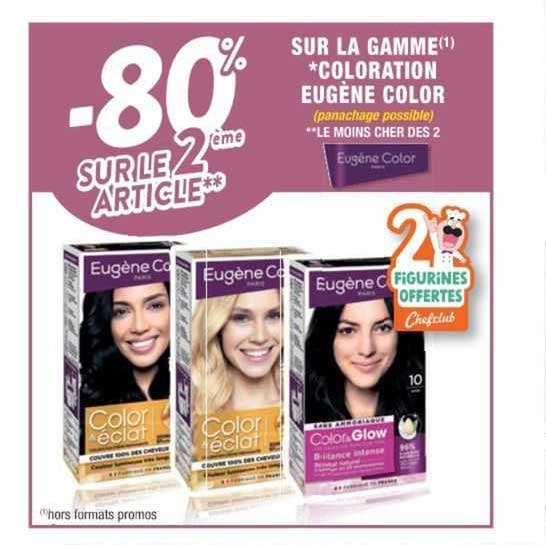 Promo La Gamme Coloration Eugène Color chez Cora - iCatalogue.fr