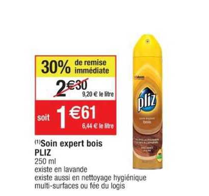 Promo Soin Expert Bois Pliz chez Cora - iCatalogue.fr