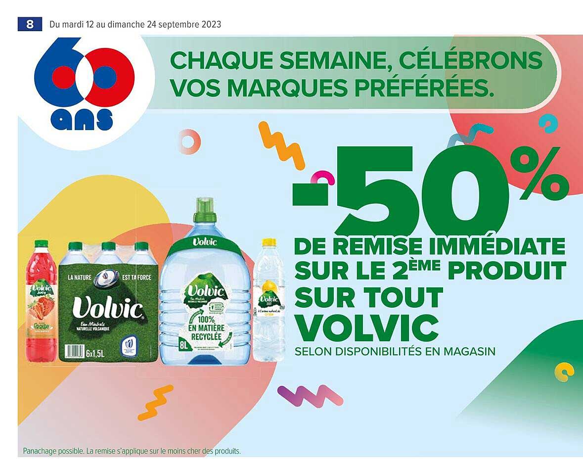 Promo Volvic chez Carrefour Market - iCatalogue.fr