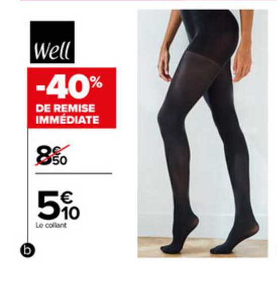 Promo Le Collant Well chez Carrefour - iCatalogue.fr