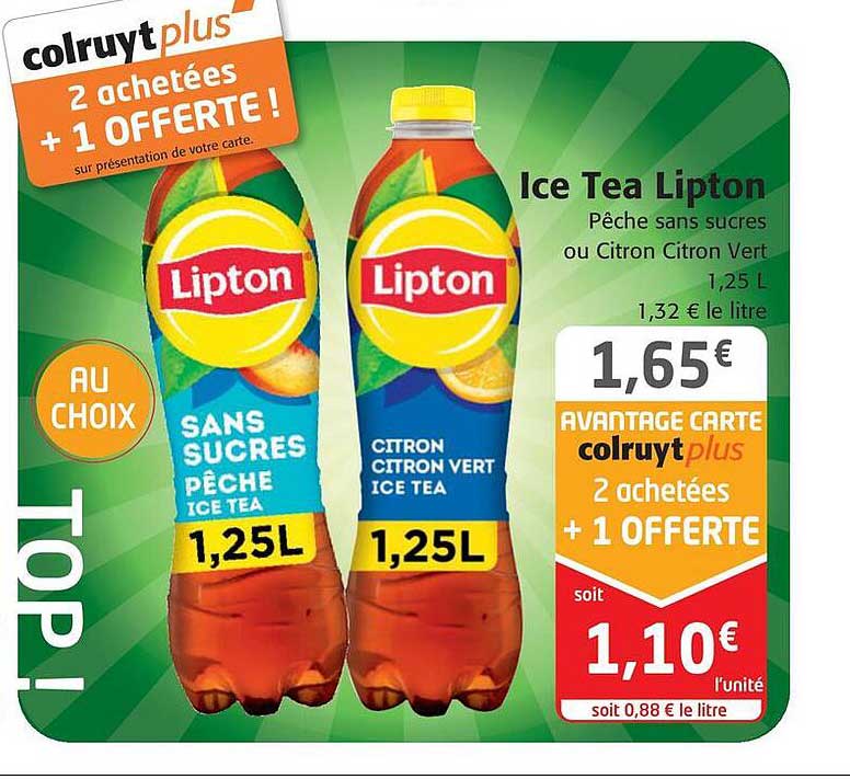 Promo Ice Tea Lipton chez Colruyt - iCatalogue.fr