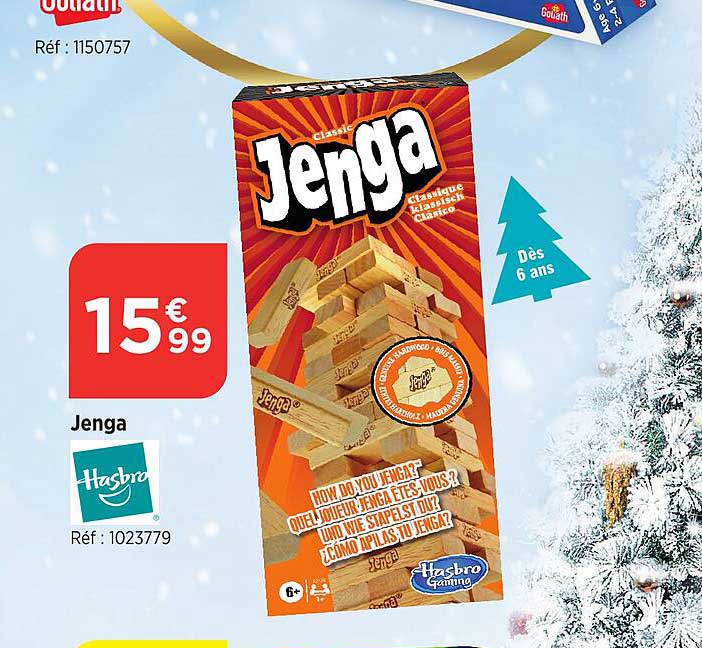 Promo Jenga Hasbro chez Bi1 - iCatalogue.fr
