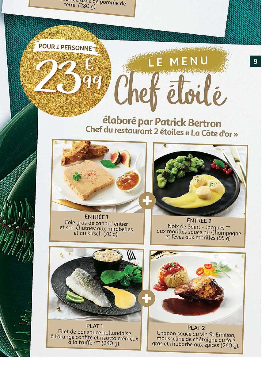 Promo Le Menu Chef étoilé chez Auchan - iCatalogue.fr