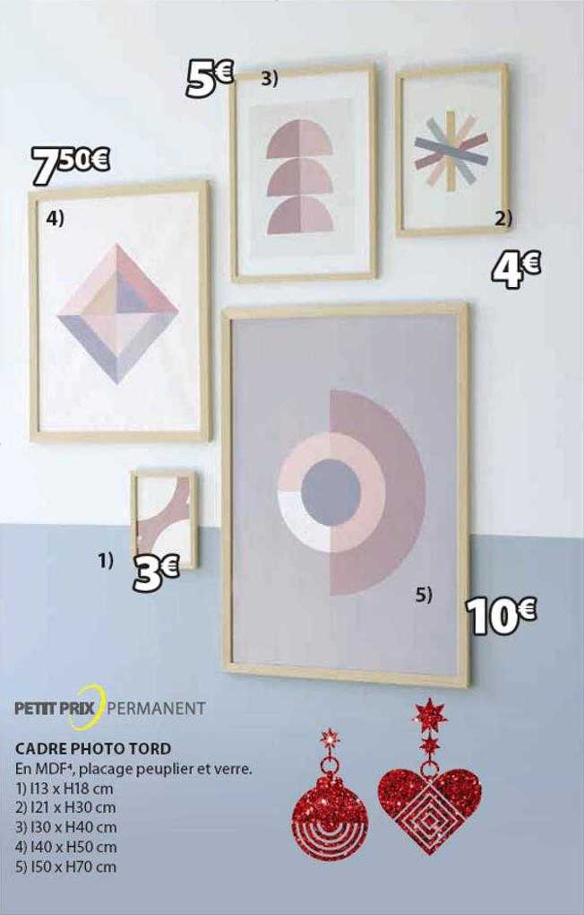 Promo Cadre Photo Tord chez JYSK - iCatalogue.fr