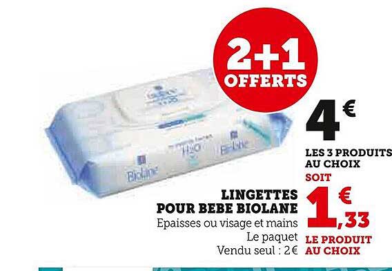 Promo Lingettes Pour Bébé Biolane chez Super U - iCatalogue.fr Promo Lingettes Pour Bébé Biolane chez Super U - iCatalogue.fr