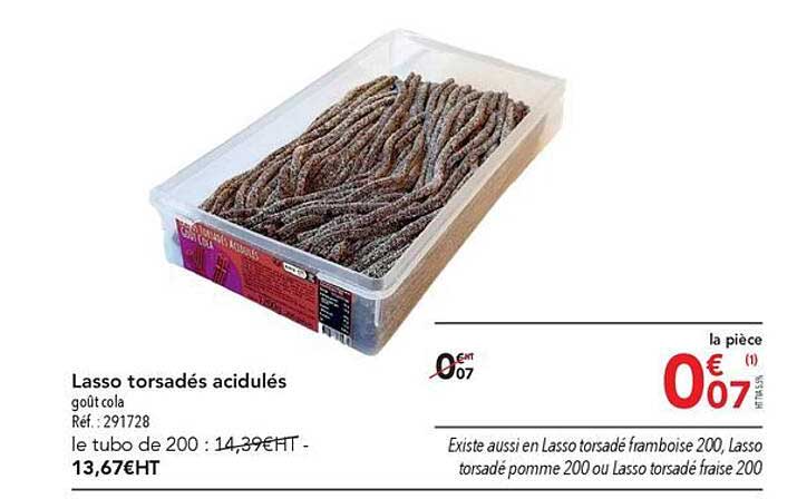 Promo Lasso Torsadés Acidulés chez METRO - iCatalogue.fr