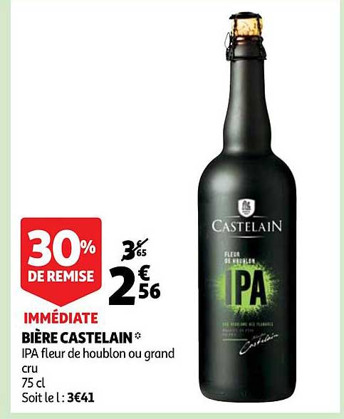 Promo Bière Castelain chez Auchan - iCatalogue.fr