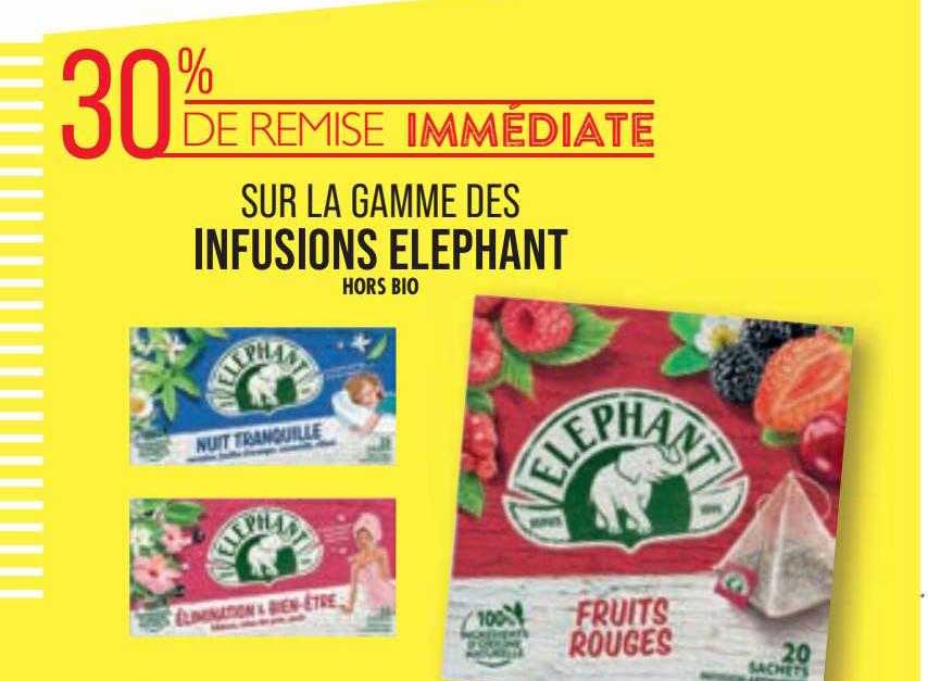 Promo La Gamme Des Infusions éléphant chez Match - iCatalogue.fr