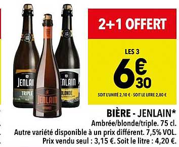 Promo Bière - Jenlain chez Supeco - iCatalogue.fr