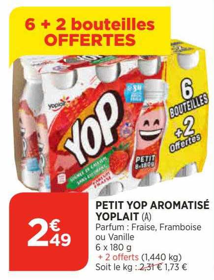 Promo Petit Yop Aromatisé Yoplait chez Bi1 - iCatalogue.fr