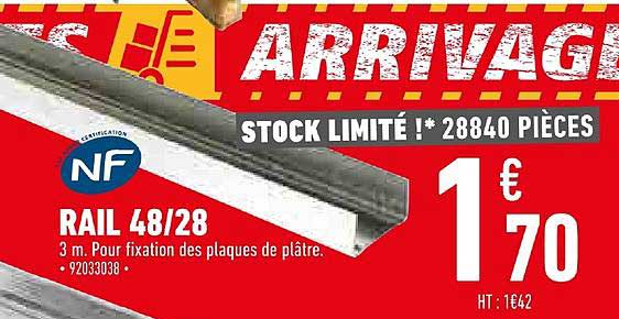 Promo Rail 48 28 chez Brico Cash - iCatalogue.fr