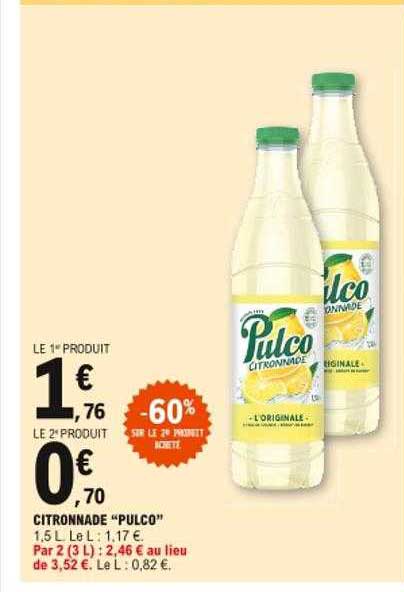 Offre Pulco Citronnade chez Lidl