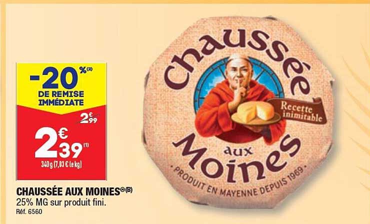 Promo Chaussée Aux Moines chez Aldi - iCatalogue.fr