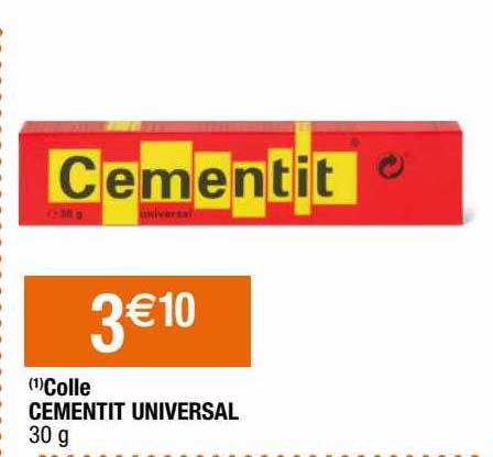 Promo Colle Cementit Universal chez Migros France - iCatalogue.fr