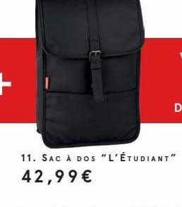 Promo Sac à Dos "l'étudiant" chez Monoprix - iCatalogue.fr