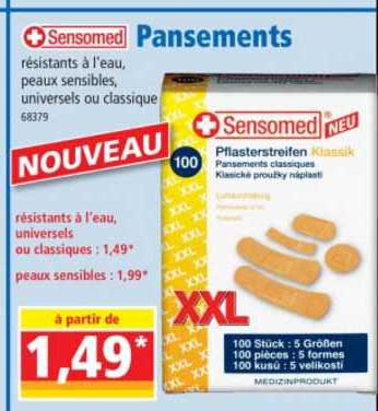 Promo Pansements Sensomed chez Norma - iCatalogue.fr