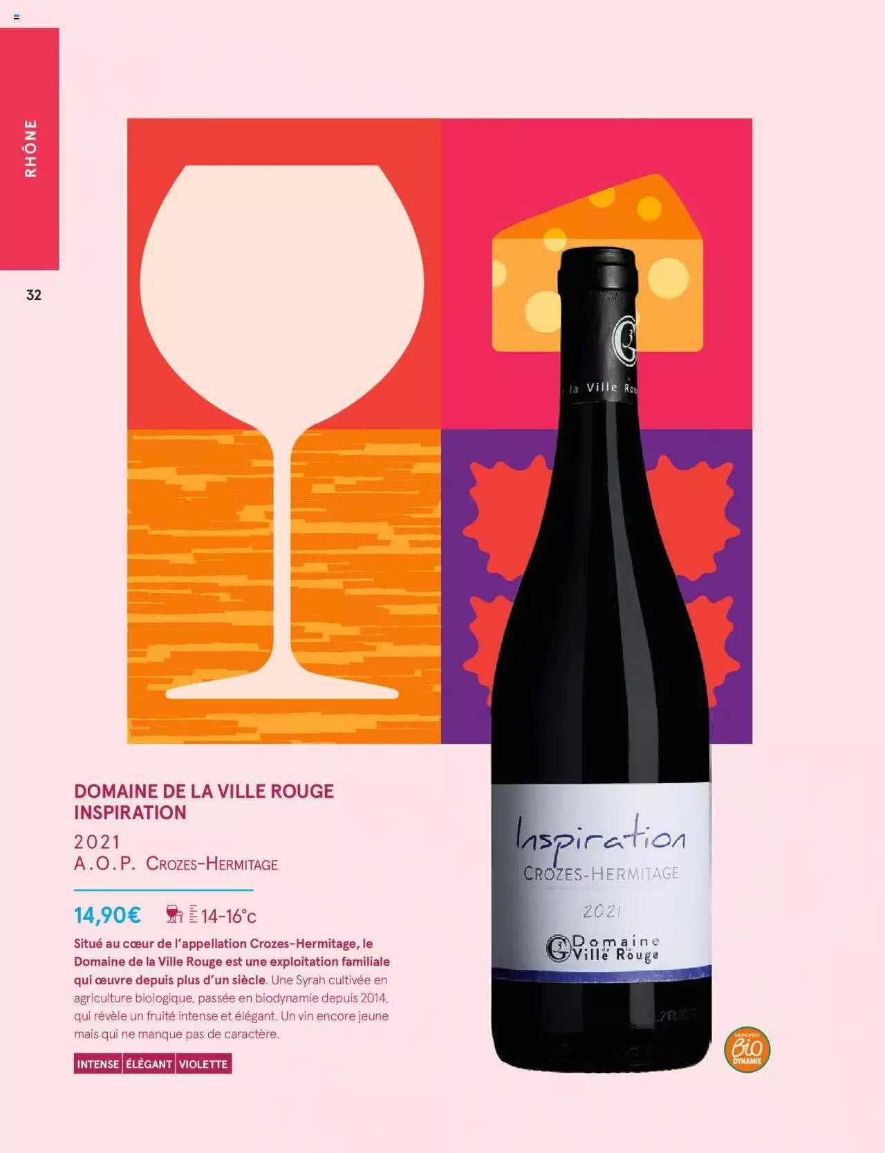 Promo Domaine De La Ville Rouge Inspiration 2021 A.o.p. Crozes ...