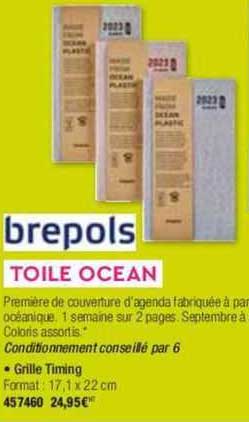 Promo Brepols Toile Ocean chez Calipage - iCatalogue.fr