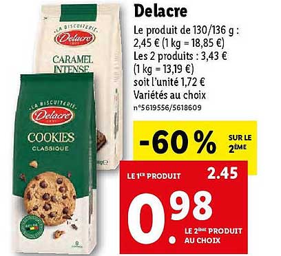 Promo Delacre chez Lidl - iCatalogue.fr