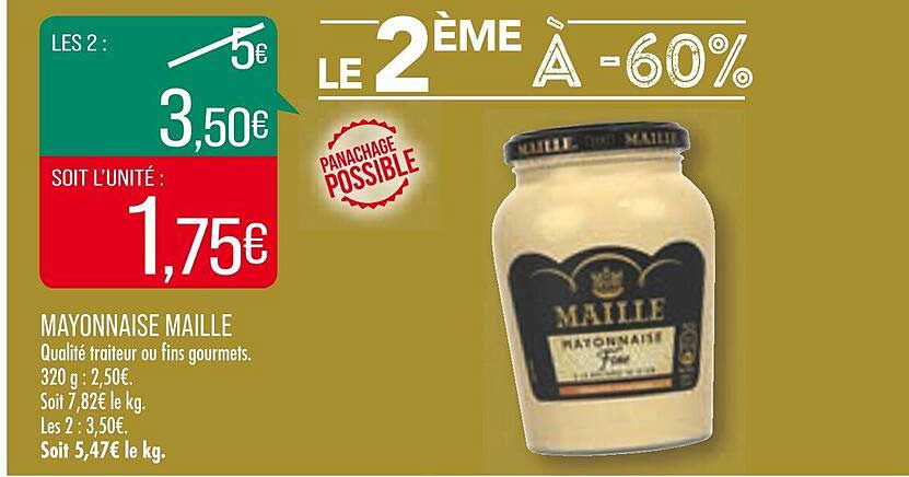 Promo Mayonnaise Maille chez Match - iCatalogue.fr