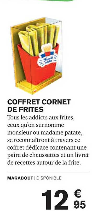 Promo Coffret Cornet De Frites chez Carrefour - iCatalogue.fr