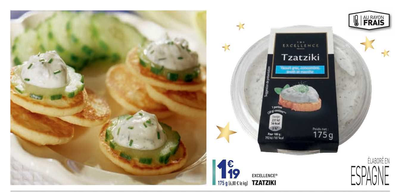 Promo Tzatziki Excellence chez Aldi - iCatalogue.fr